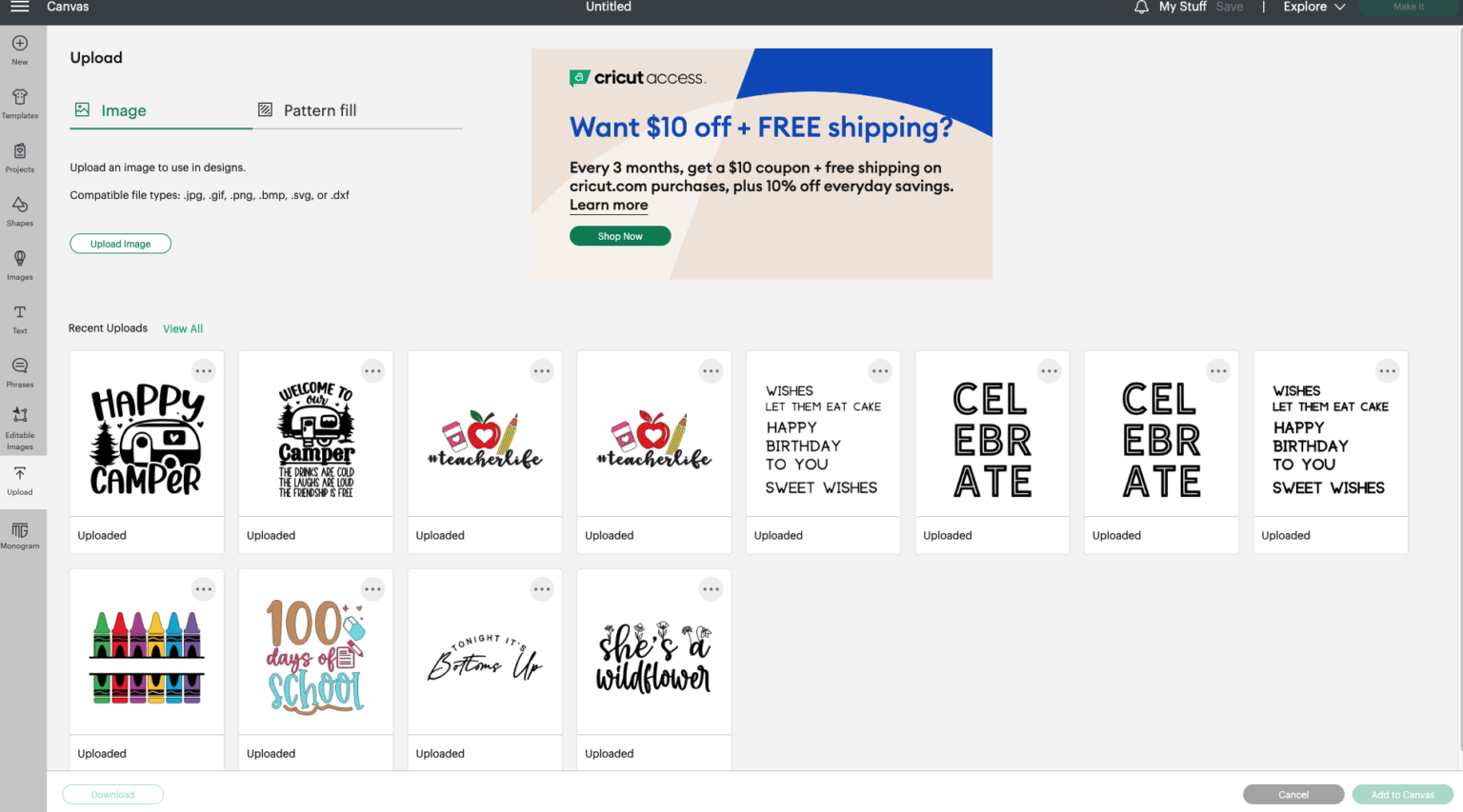 How To Upload Images to Cricut Design Space? - Print Cut Craft