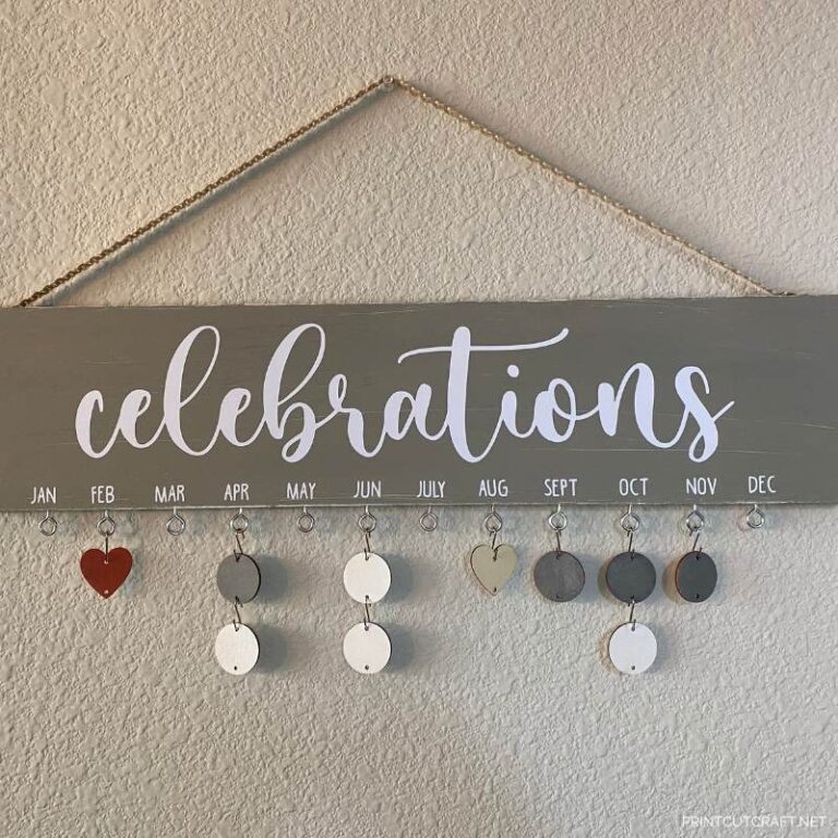 Celebration Sign - Print Cut Craft