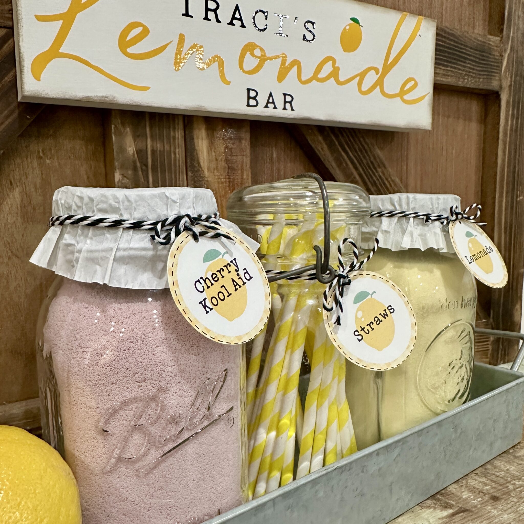 Lemonade Bar - Print Cut Craft